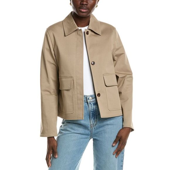 Theory | Jackets & Coats | Theory Womens Patch Boxy Jacket | Poshmark